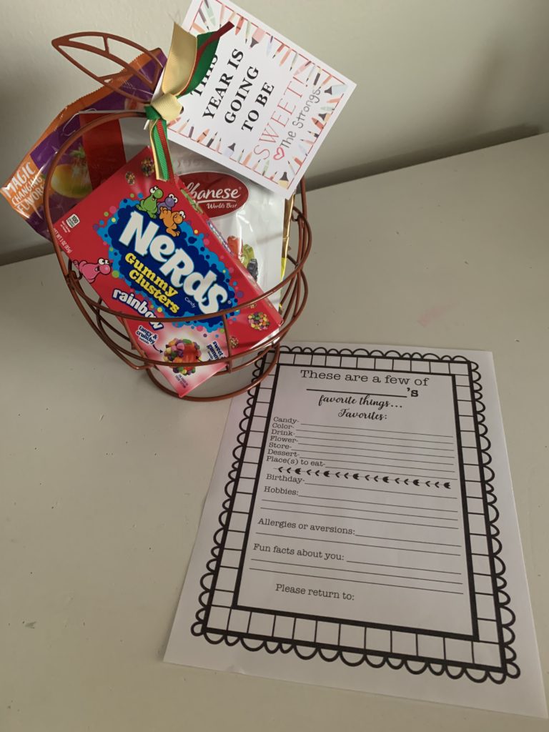 Get to know you/Favorite Things Printable – RuthAnne Strong